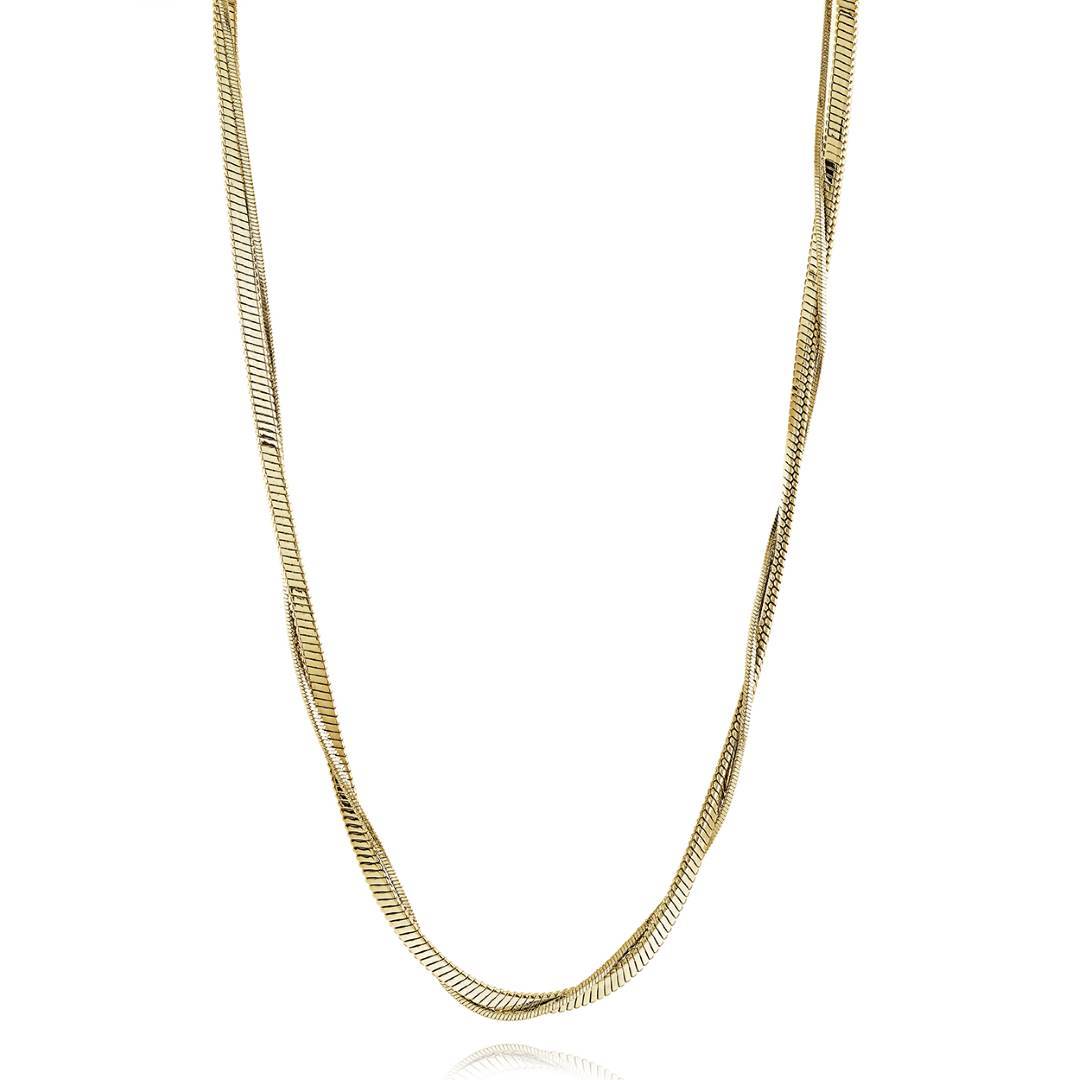 Double Snake Chain Necklace – Fifth Avenue Jewellers