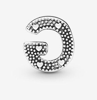 Pandora Letter G Alphabet Charm – Fifth Avenue Jewellers