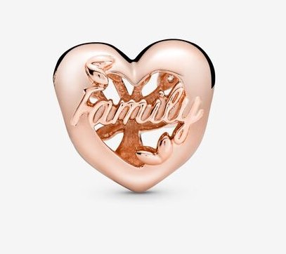 Pandora Rose Family Tree Heart Charm – Fifth Avenue Jewellers